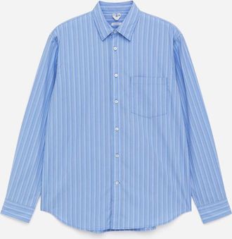 Arket Legeres Popeline-Hemd -Blau