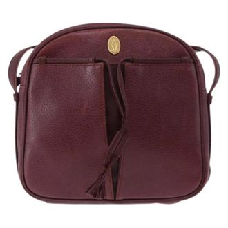 Cartier Pre-owned Sac bandouli&egrave;re Must de avec franges - Femme - Pre-owned - Rouge - Taille: ONE Size
