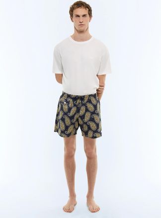 Fursac Short de bain &agrave; motif paisley - Taille XL - Homme