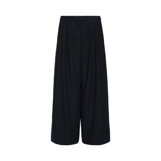 Max Mara Wide Hosen - - Trousers - Damen - Blau - S