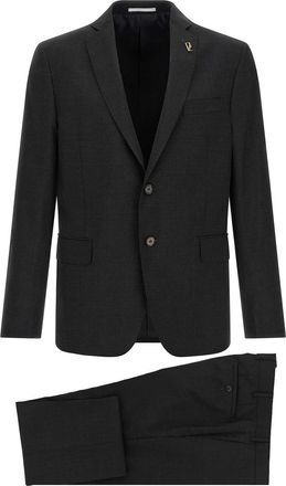 Pal Zileri Knielanges Kleid - Grau
