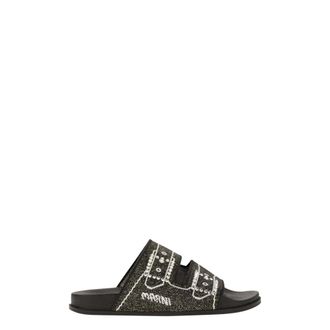 Marni Femme, Chaussures, Noir, Taille: 37 EU Precious Sandal