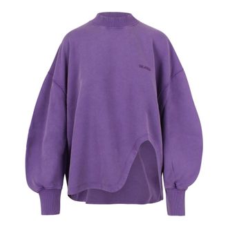 The Attico Femme, Sweatshirts et sweats &agrave; capuche, Violet, Taille: 38 FR SweaT-shirt &agrave; manches bouffantes