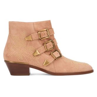 Chlo&eacute; unisex, Chaussures, Rose, Taille: 40 EU Bottine en daim