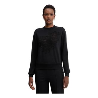 Ermanno Scervino Damen, Sweatshirts & Hoodies, Schwarzk, SGr&ouml;&szlig;e