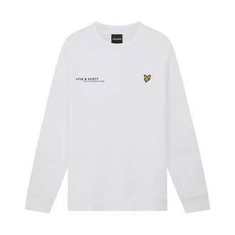 Lyle & Scott Co-Ordinate Sweatshirt Rundhalsausschnitt f&uuml;r Herren (Wei&szlig;)