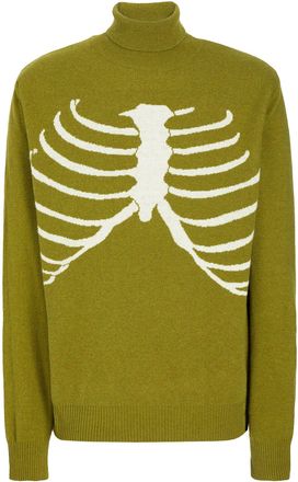 8 by YOOX WOOL BLEND JACQUARD KNIT TURTLE NECK