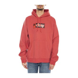 Obey Herren, Sweatshirts & Hoodies, Rot, LGr&ouml;&szlig;e