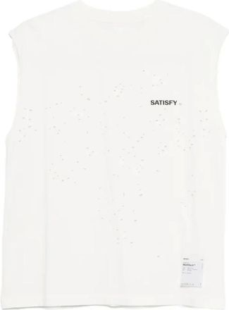 SATISFY Satisfy, Homme, Tops, Blanc, Taille: L MothTech Muscle Tee