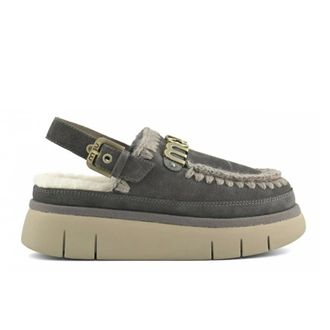 Mou Sabot Bounce avec bride arri&egrave;re - Femme - Chaussures - Gris - Taille: 40 EU