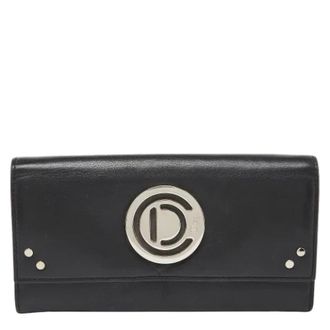 Dior Pre-owned Leder Portemonnaies - - Pre-owned - Damen - Schwarzk - ONE SIZE