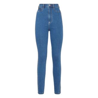 Philipp Plein Super High Waist Jegging - - Jeans - Damen - Blau - W25