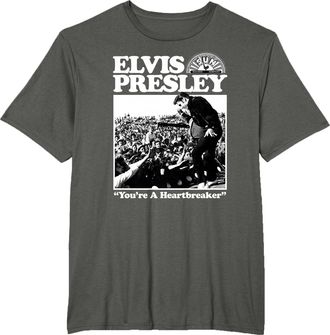 F4NT4STIC Elvis A Heartbreaker King of RocknRoll Music T-Shirt