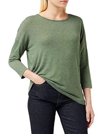 Vero Moda Vero Moda Femme T-shirt Vmcarla 3/4 Top Ga Noos, Laurel Wreath, XS