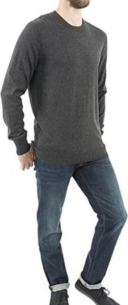 Schott NYC Homme Plbeal1 Pull Sweater, Gris (H.anthracite), M EU