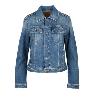 Diesel Kurze Jeansjacke mit Knopfverschluss - - Jackets - Damen - Blau - XL