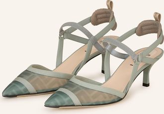 Fendi Slingpumps blau