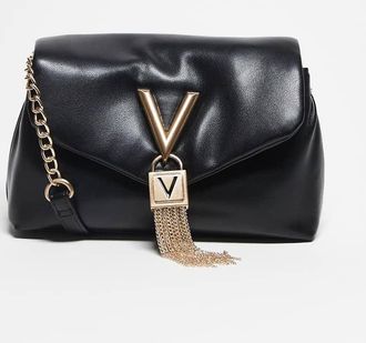 Valentino Stella - Sac bandoulière à rabat - Noir