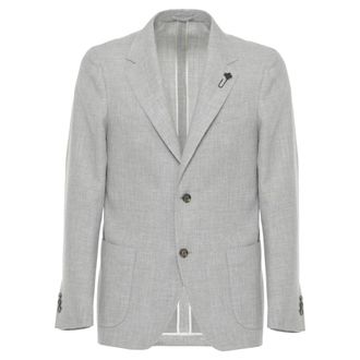 Lardini Homme, Vestes, Gris, Taille: L Veste en m&eacute;lange de laine