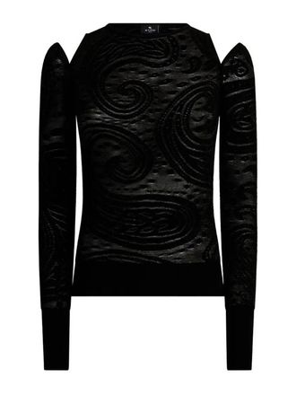Etro Rundhalspullover - Schwarz