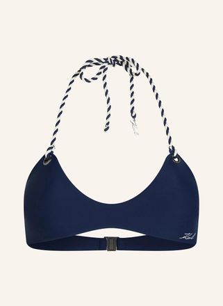 Karl Lagerfeld Bikini-Top blau