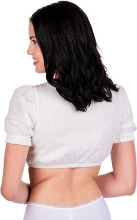 Marjo Dirndlbluse Dirndlbluse - M&Ouml;DINGEN - wei&szlig;