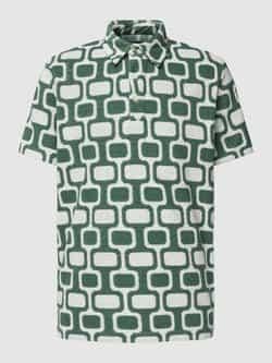Better Rich Poloshirt mit Allover-Muster