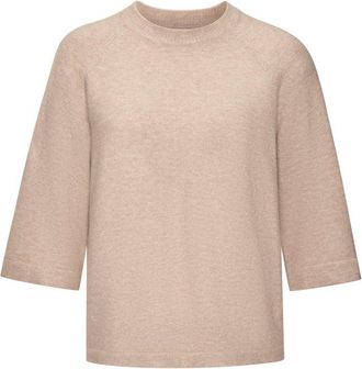 Vivance Kurzarmpullover mit weiten &Auml;rmeln, lockere Passform, Strickpullover, Basic, casual