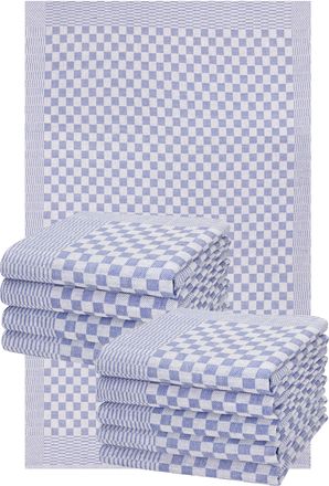 Betz 10er Set 50x100cm Küchentuch Baumwolle Meinor Grubentuch extrem strapazierfähig und saugstark trocknergeeignet - Gastronomiequalität - Geschirrtücher 