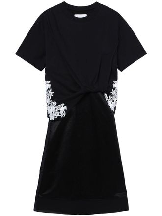 3.1 Phillip Lim robe courte à détail torsadé - Noir