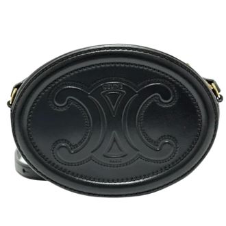Celine Pre-owned Cuir sacs-celine - Femme - Pre-owned - Noir - Taille: ONE Size