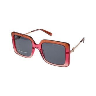 Marc Jacobs Femme, Accessoires, Rouge, Taille: 54 MM Lunettes de Soleil Rouge Rose 579/S 92Y
