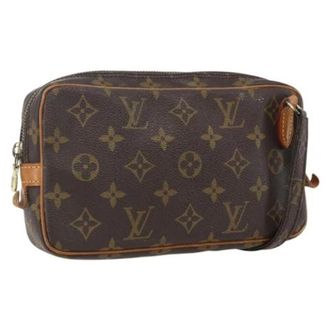 Louis Vuitton Pre-owned Vintage Canvas Umh&auml;ngetasche - - Pre-owned - Damen - Braun - ONE SIZE