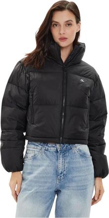 Calvin Klein Jeans Femme, Vestes, Noir, Taille: 40 FR piumini e parka Poliestere