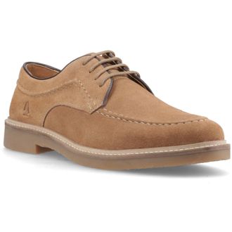 Hush Puppies Genny Leder Herren Taupe Schn&uuml;rschuhe