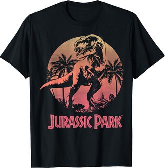 Jurassic Park T-Rex Gradient Sunset T-Shirt