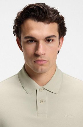 HUGO BOSS Poloshirt Phoenix Regular Fit reine Baumwolle, Logostickerei