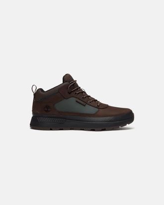 Timberland Field Trekker Sneaker f&uuml;r Herren in Dunkelbraun/Dunkelgr&uuml;n, Herren, Braun, Gr&ouml;&szlig;e