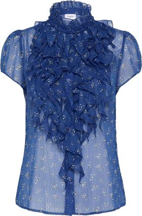 Saint Tropez Femme, Blouses et Chemises, Bleu, Taille: 36 FR LiljaSZ Shirt