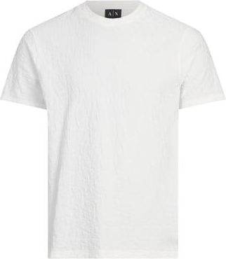 A|X Armani Exchange T-shirt logotyp&eacute; &agrave; col rond en coton
