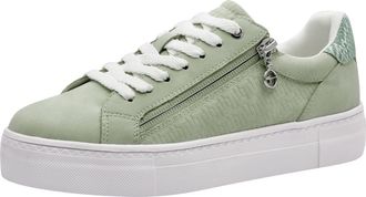 Tamaris Schn&uuml;rer Damen Vegan Sportlich gr&uuml;n,EU 38