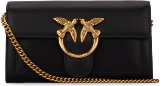 Pinko Pinko, Femme, Sacs, Brun, Taille: ONE Size Love One Wallet