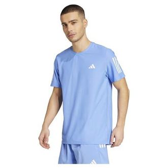 adidas Own The Run Tee T-Shirt, Blue Fusion, M Homme