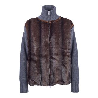 Jucca Cardigan - - Knitwear - Damen - Braun - XS