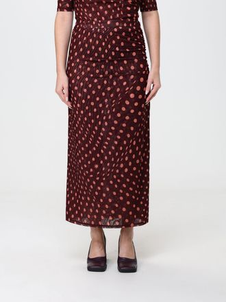 Stella McCartney Jupe crayon midi en jersey &agrave; pois avec taille haute &eacute;lastiqu&eacute;e