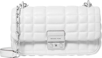 Michael Kors SM CONV CHAIN SHLDR OPTIC WHITE