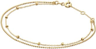 Jackie Gold Armband - Marco Polo 585 Gold Armband - Gr. ONE SIZE - in Gold - f&uuml;r Damen