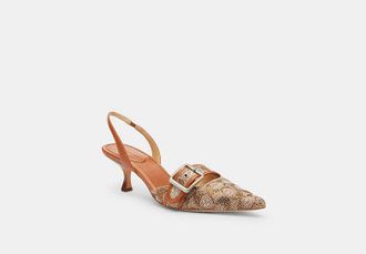 Coach Margot Slingback Aus Signature-Jacquard Mit Kristallen