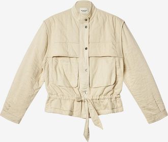 Isabel Marant Veste Blandina - Femme - &Eacute;cru - Taille 34 - Marant &Eacute;toile