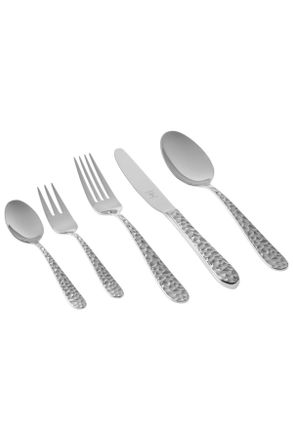 Justinus Bestecke Besteckset Invictus, Edelstahl, Metall, 30-teilig, 25x5x43 cm, Vollheftmesser, Essen & Trinken, Besteck, Besteck-Sets